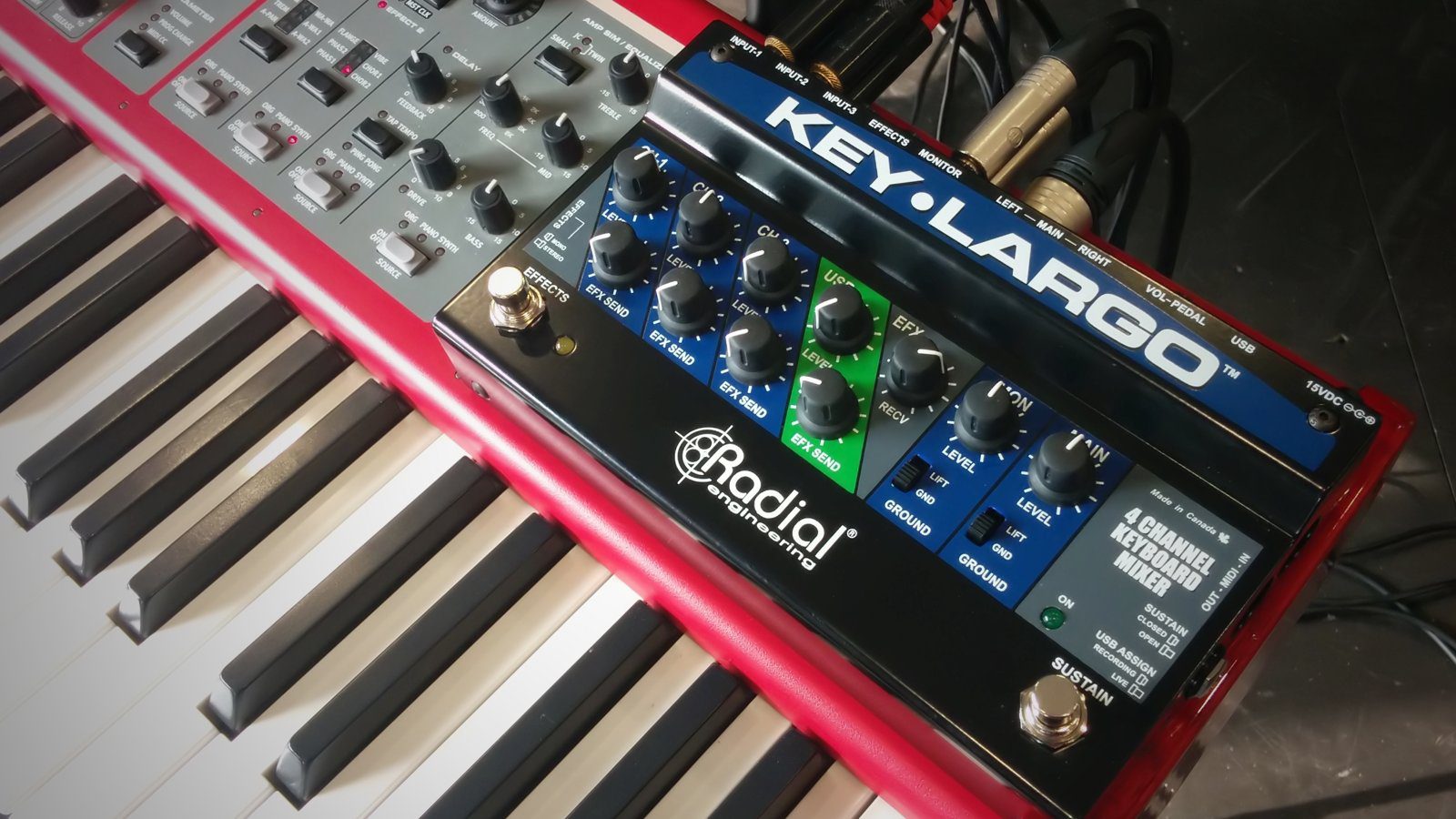 Test: Radial Key-Largo - kompakter Keyboard-Mixer