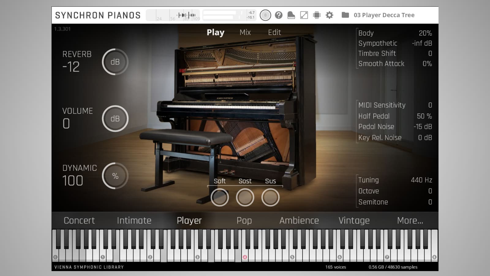 Test: VSL German Upright 1904 - Vintage-Piano-Library