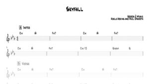 Adele - Skyfall: Piano Chords & Leadsheet