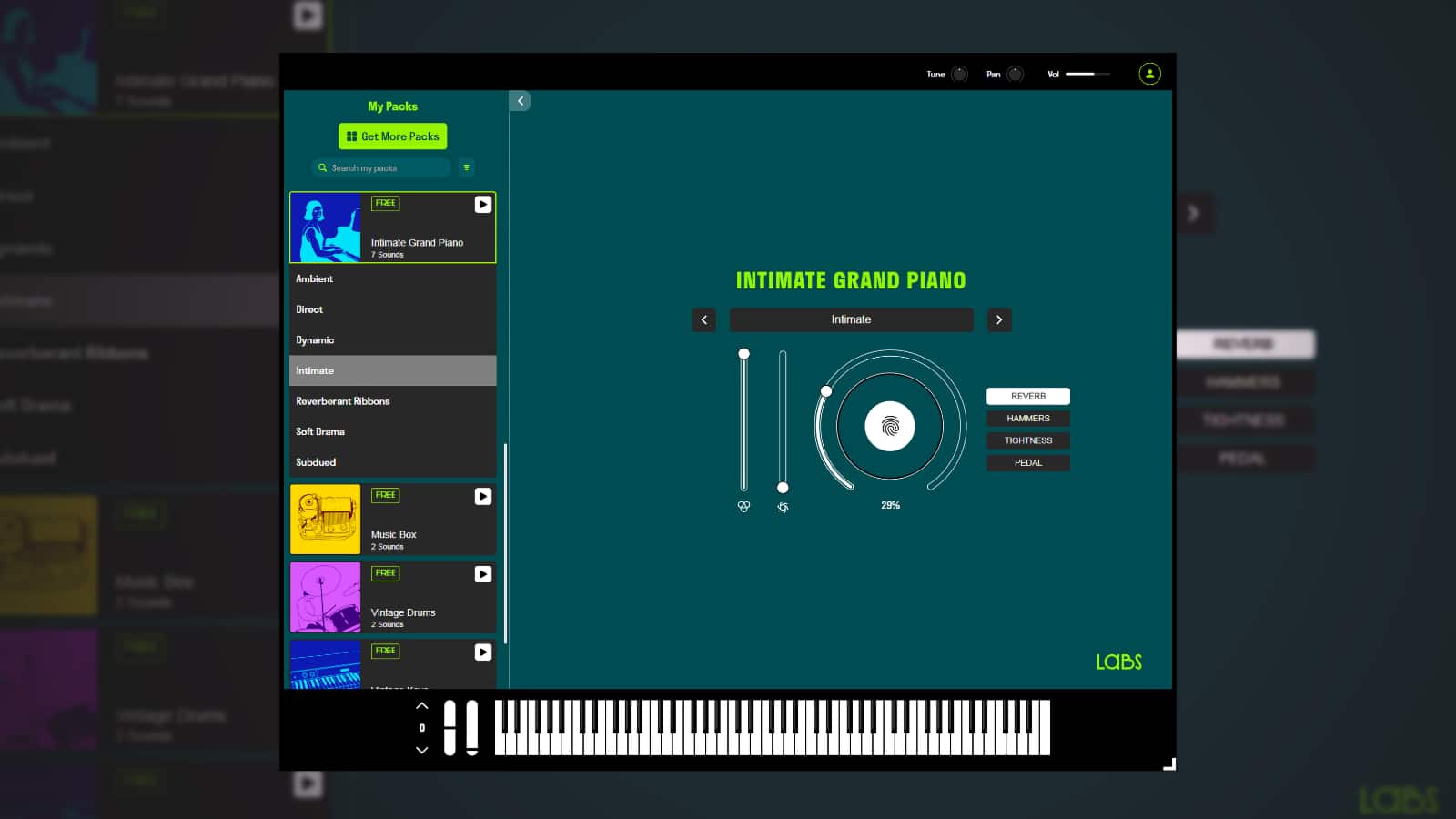 Test: Spitfire Audio LABS Intimate Grand Piano - Free Piano VST - Pianoo