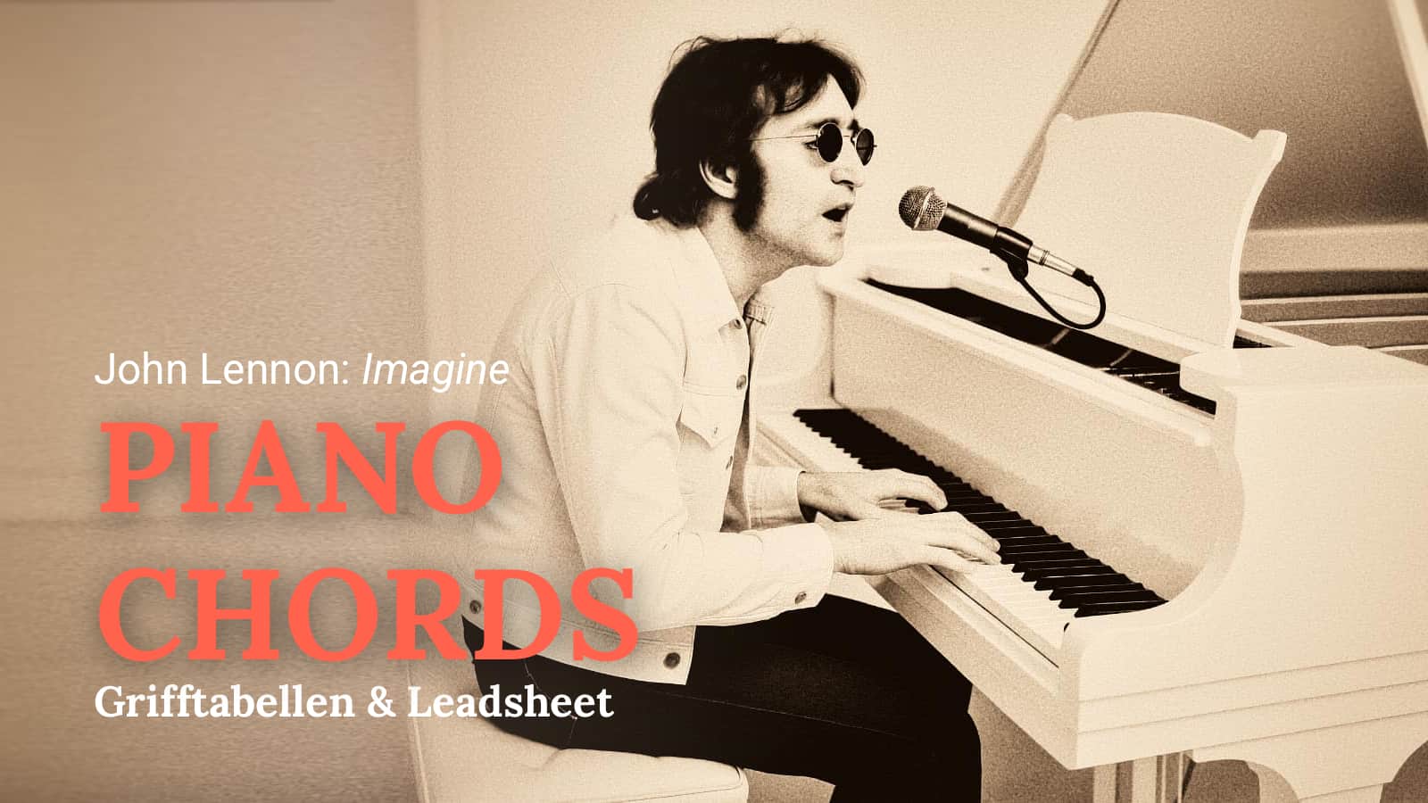 John Lennon: Imagine - Piano-Chords - Pianoo